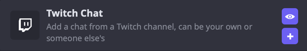 How to Add a Twitch Chat